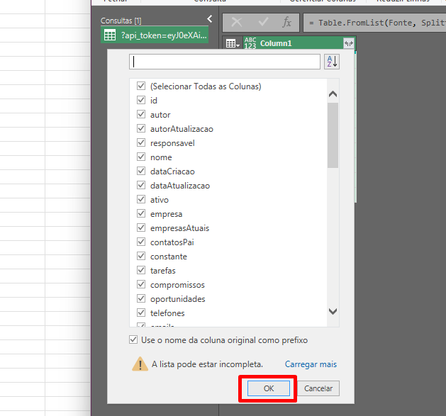Microsoft Excel via API – Central de Ajuda | NectarCRM
